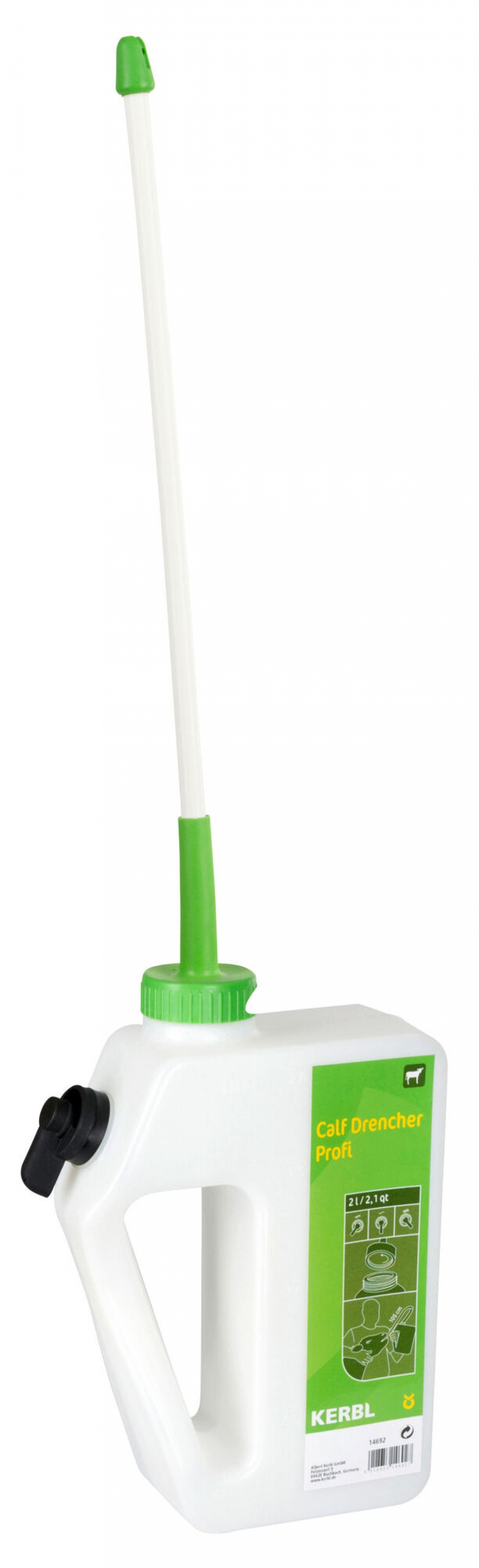Calf drencher profi 2 l, met vaste sonde - kerbl | Webshop Agrodieren