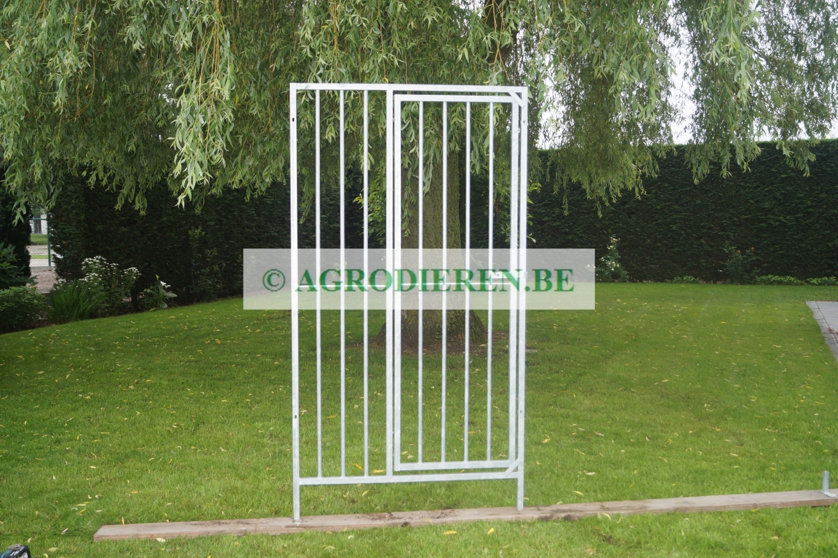 Spijlpaneel 164 h - 1 m - spijl 8 cm - met toegangsdeur in spijl ...