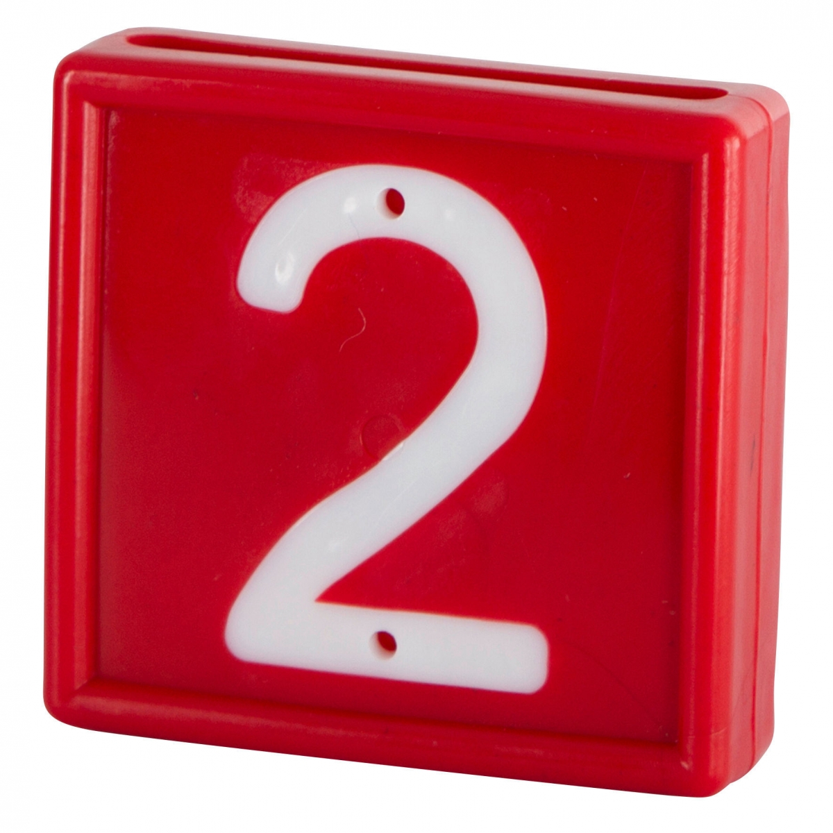 Plaquette numérotée rouge, chiffre 2 - kerbl | Webshop Agrodieren